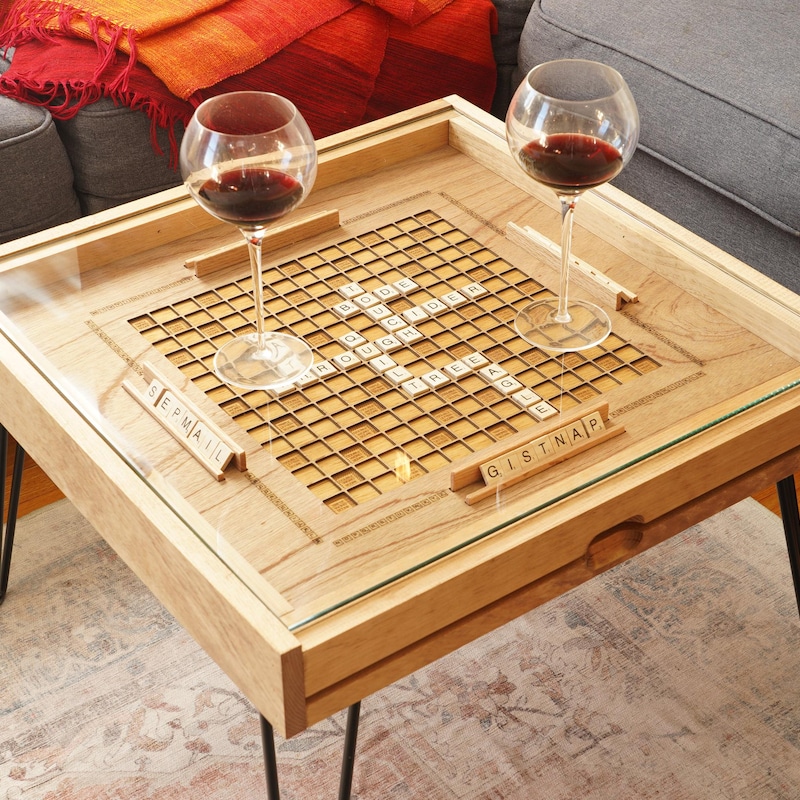 Wooden Side Table Mosaic - Etsy