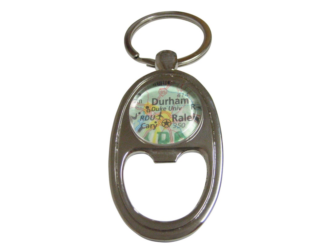Duke University Map Pendant Bottle Opener Key Chain - Etsy