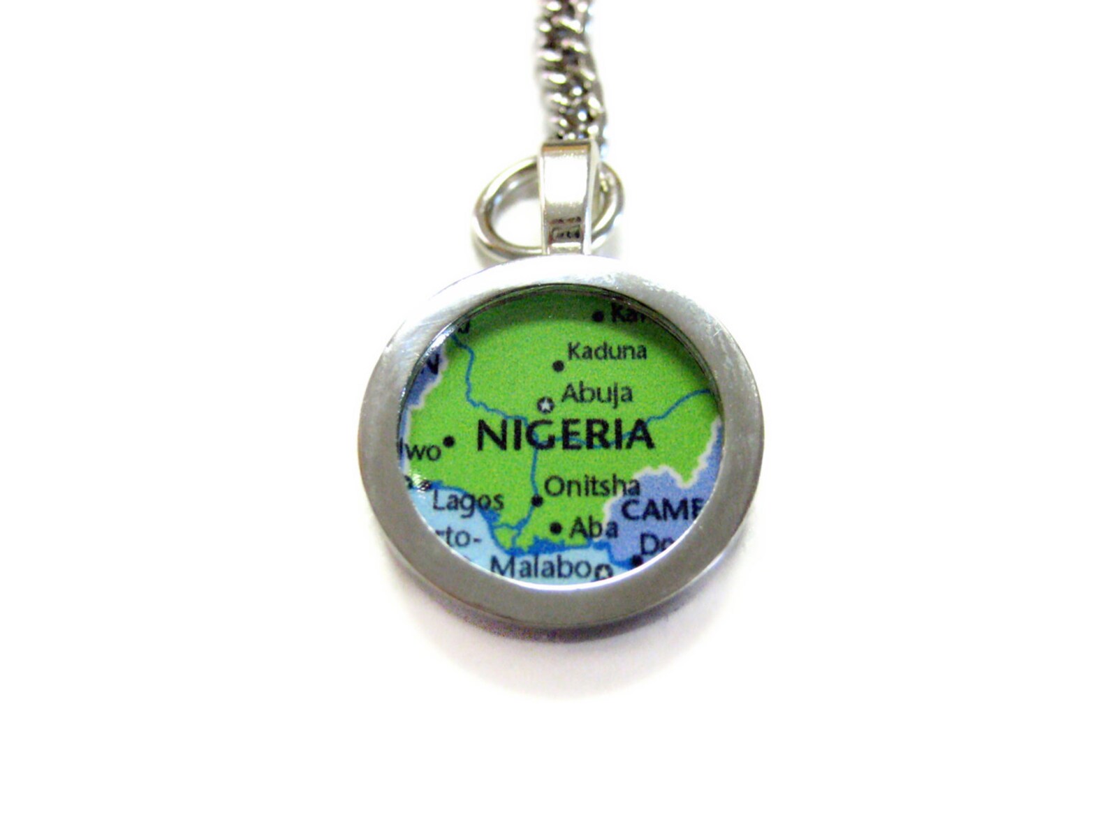 Nigeria Map Keychain - Etsy
