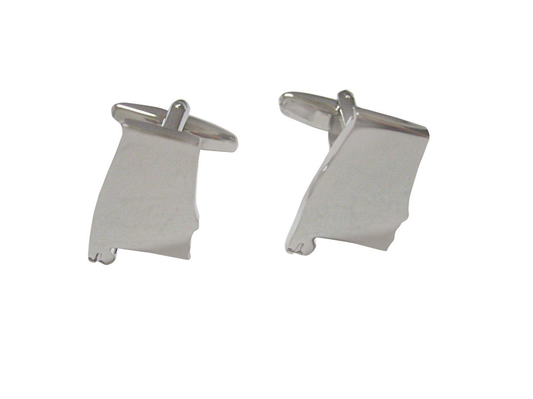 Alabama State Map Shape Cufflinks - Etsy