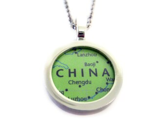 Scotland Map Pendant Map Necklace Map Scotland Jewelry - Etsy