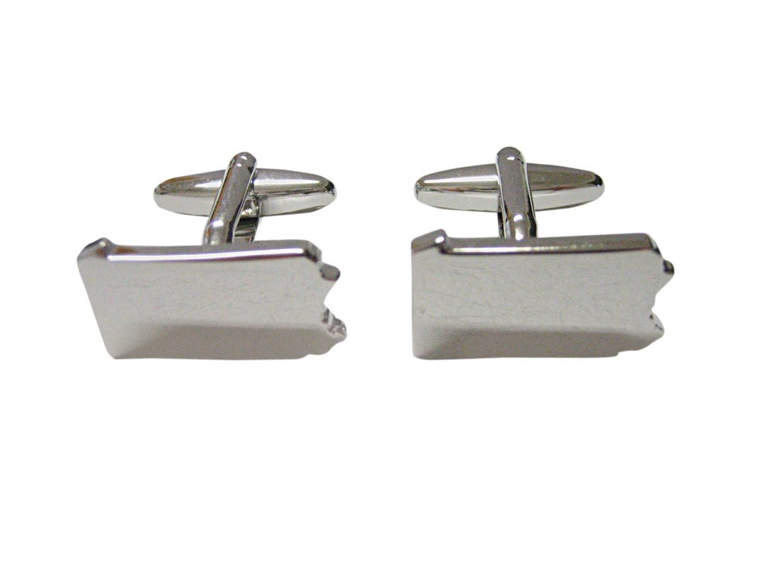 Pennsylvania State Map Shape Cufflinks - Etsy