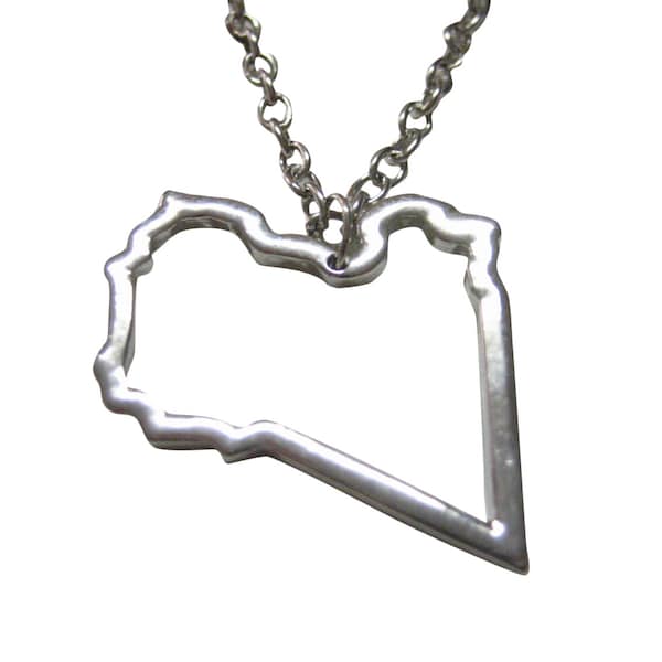 African Country Map Necklace - Etsy