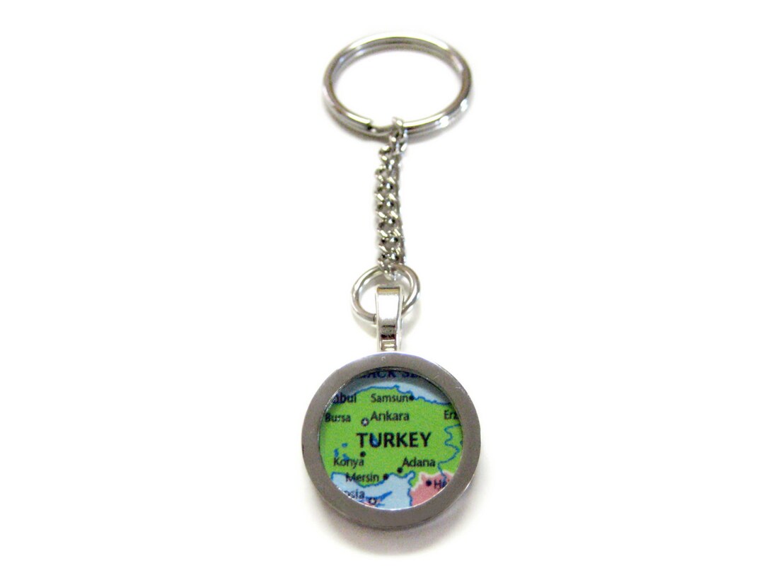 Turkey Map Keychain - Etsy
