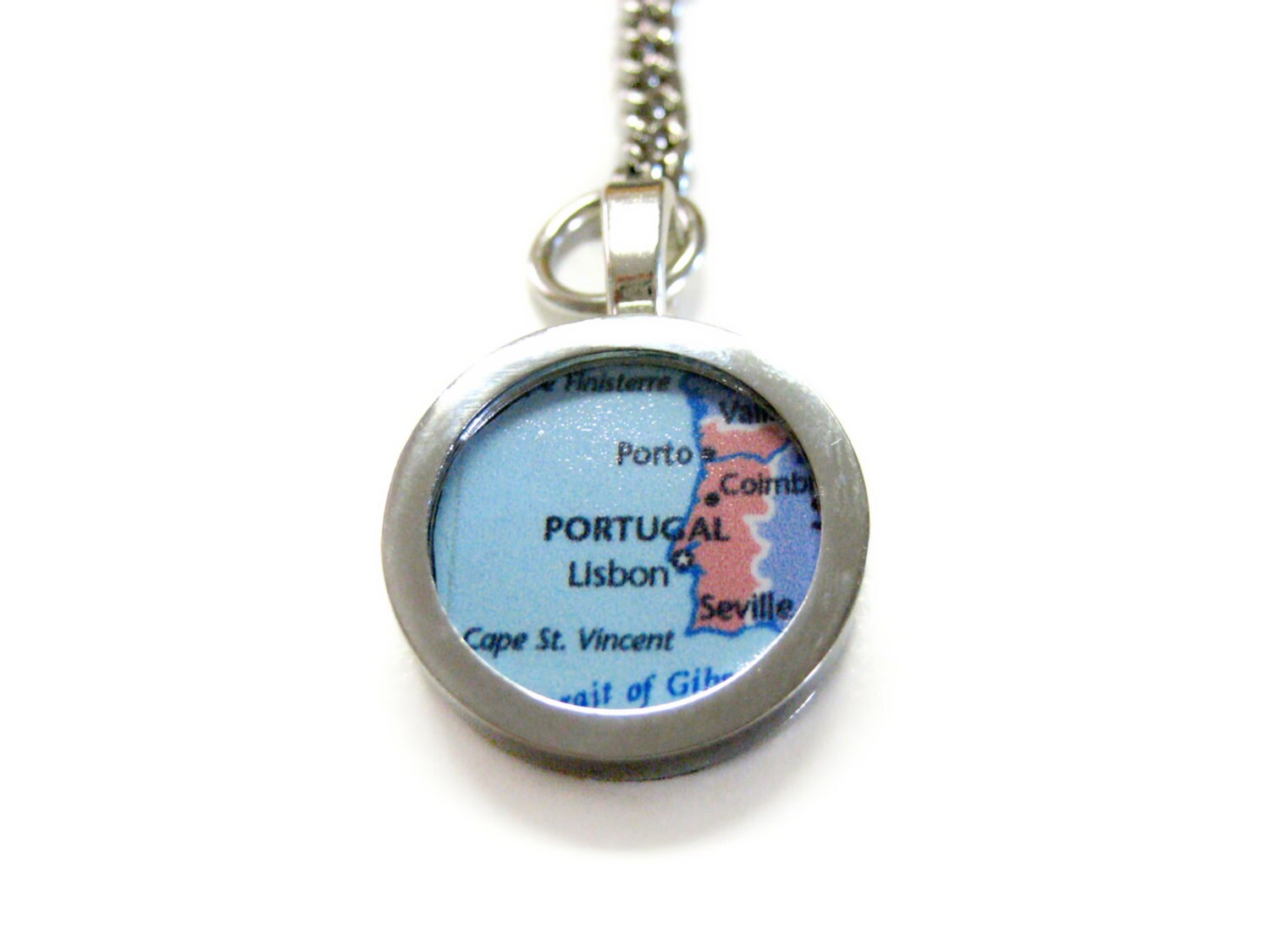 Portugal Map Keychain - Etsy