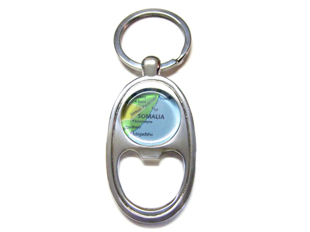 Somalia Map Bottle Opener Key Chain - Etsy