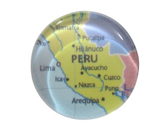 Peru Graphic Map and Attractions Souvenir Fridge Magnet 2.5 X 3.5 - Etsy