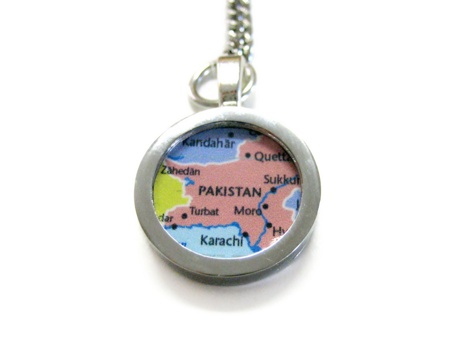 Pakistan Map Keychain - Etsy