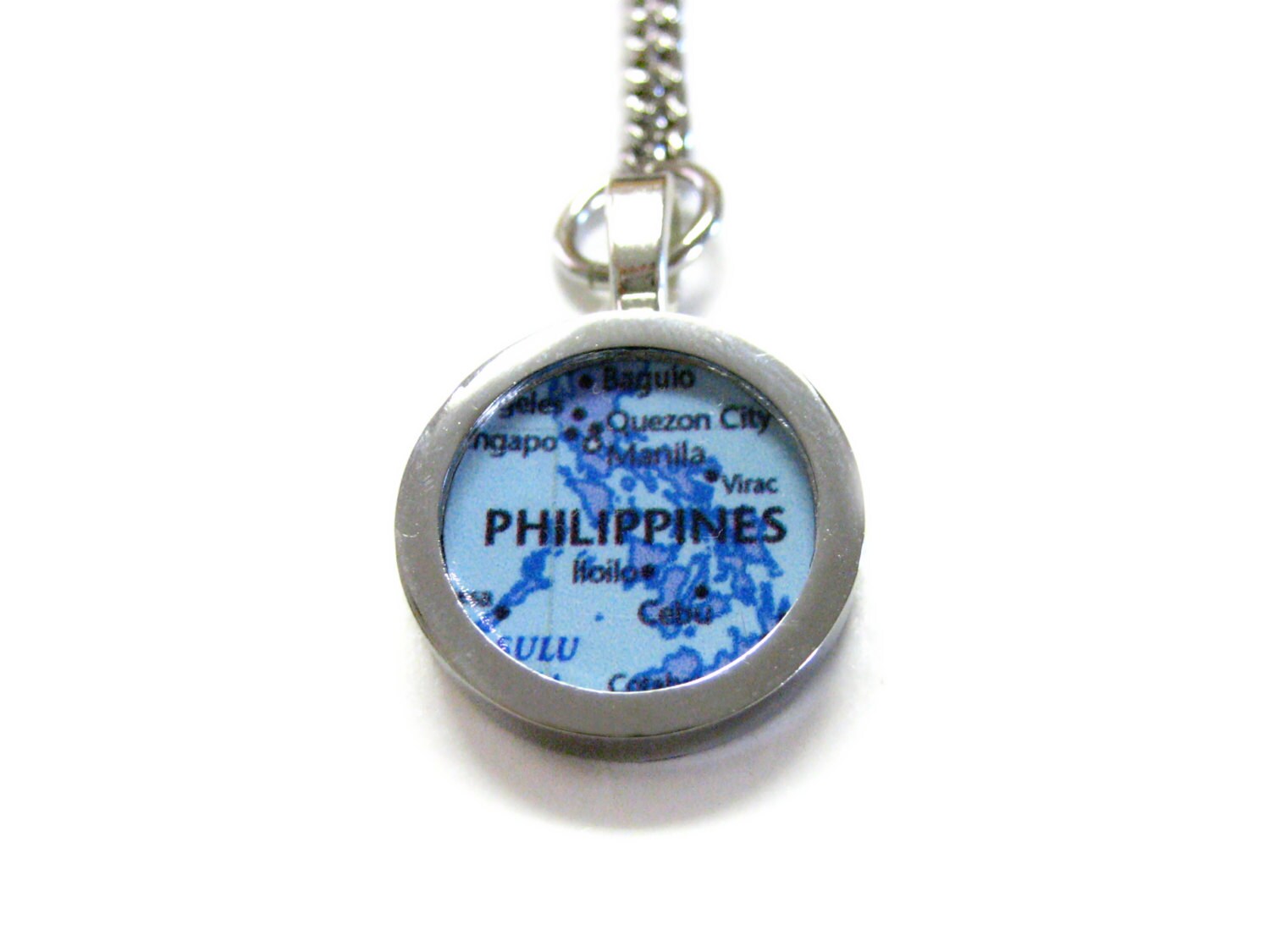 Philippines Map Keychain - Etsy