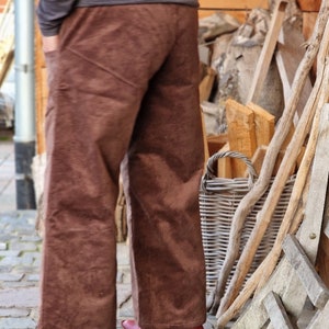CORDURO Trousers Brown Corduroy Culottes Women's - Etsy