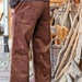 CORDURO Trousers Brown Corduroy Culottes Women's - Etsy