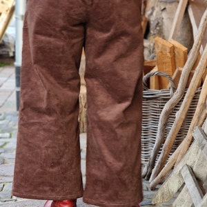 CORDURO Trousers Brown Corduroy Culottes Women's - Etsy