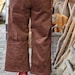 CORDURO Trousers Brown Corduroy Culottes Women's - Etsy