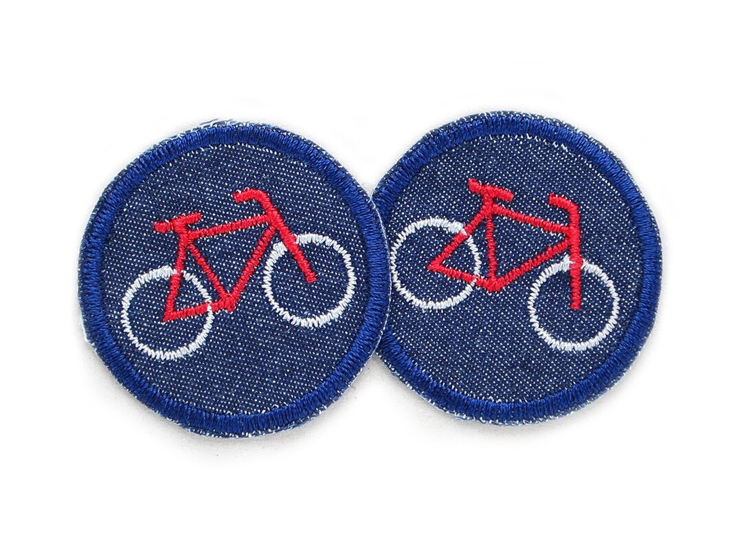 Mini Jeans Patches Set of 2 Bicycle, 4 Cm, Fixie Bike Patches to Iron on for Children - Etsy