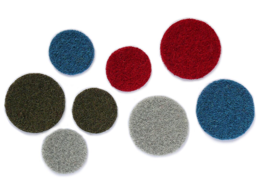 8 Mini Wool Walk Patches to Iron On 3-4 Cm Wool Patches Set - Etsy