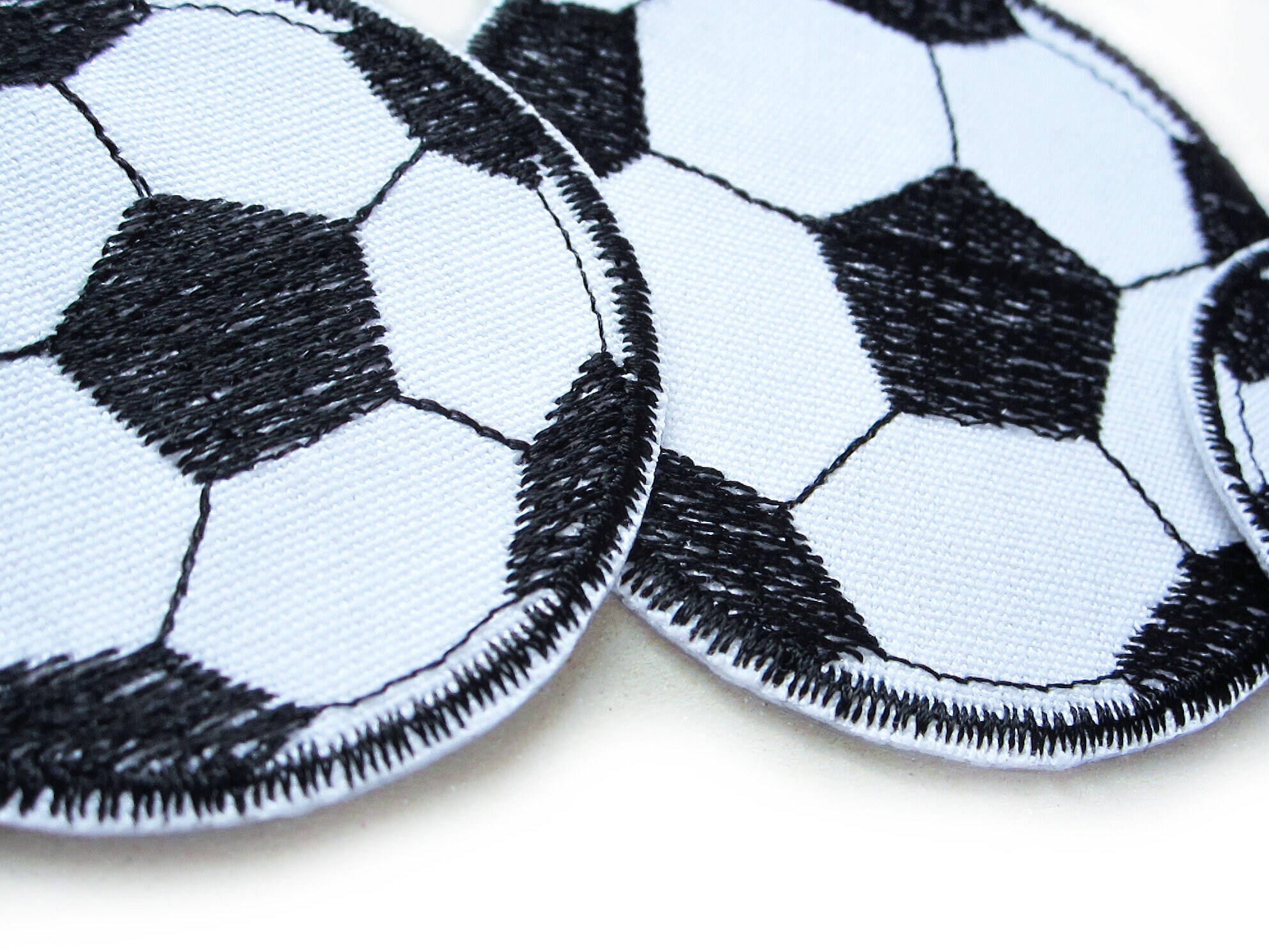 Set of 3 Football Football Ball Application Sports Patches - Etsy UK