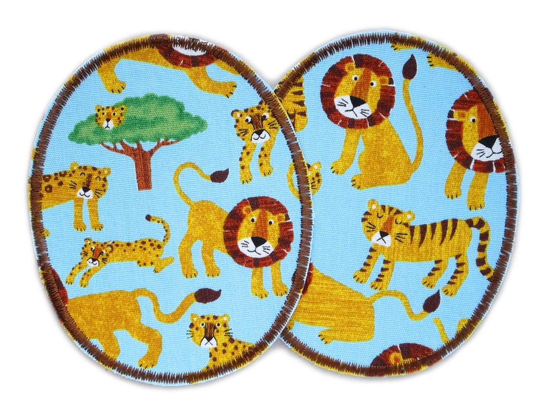 Set of 2 Knee Patches Safari 8 X 10 Cm Trouser Patches for - Etsy
