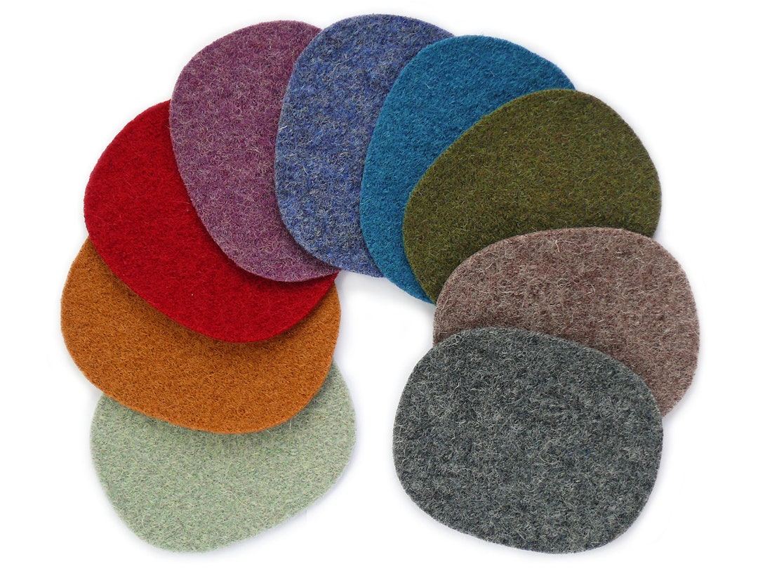 2 Wool Walk Patches to Iron On, 8 X 10 Cm, Wool Patches, Knee Patches ...