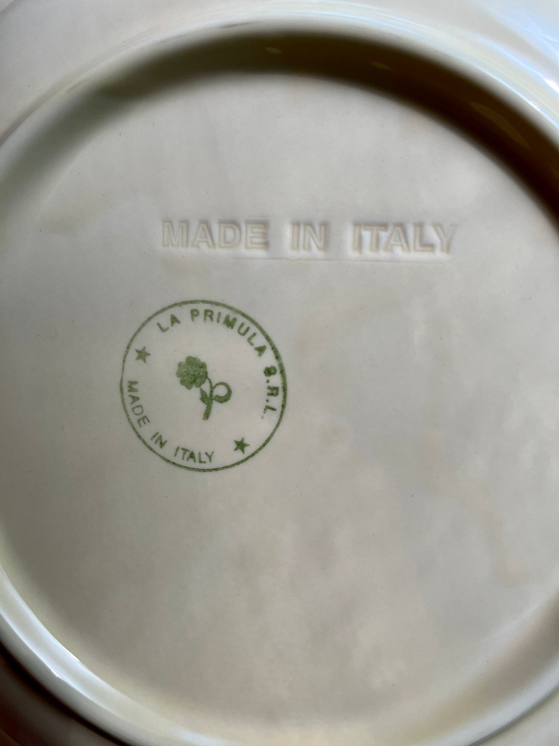 La Primula Italian Holly Design Dinner Plates Christmas Dinner for Four ...