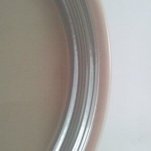 Mikasa Aruba Discovery Large Chop Plate Grey Pink Edge Ben Seibel Japan ...