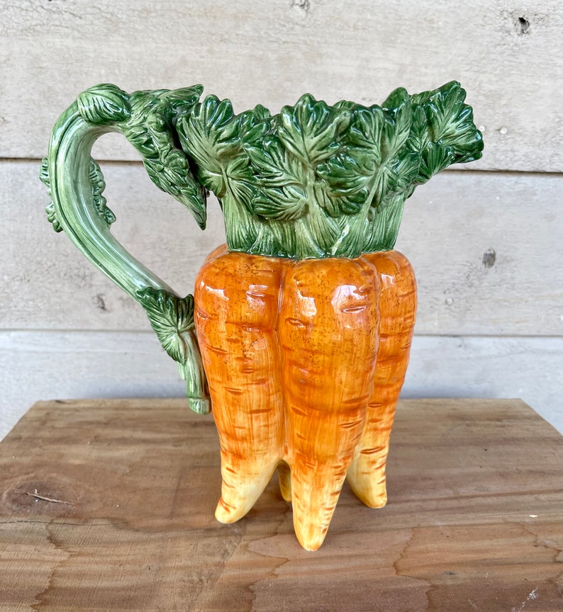 Fitz & Floyd Large Carrot Pitcher - Etsy
