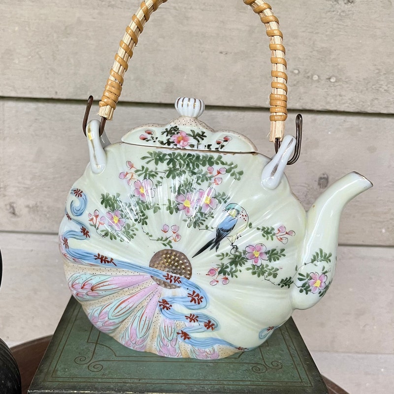 Handpainted Teapot - Etsy