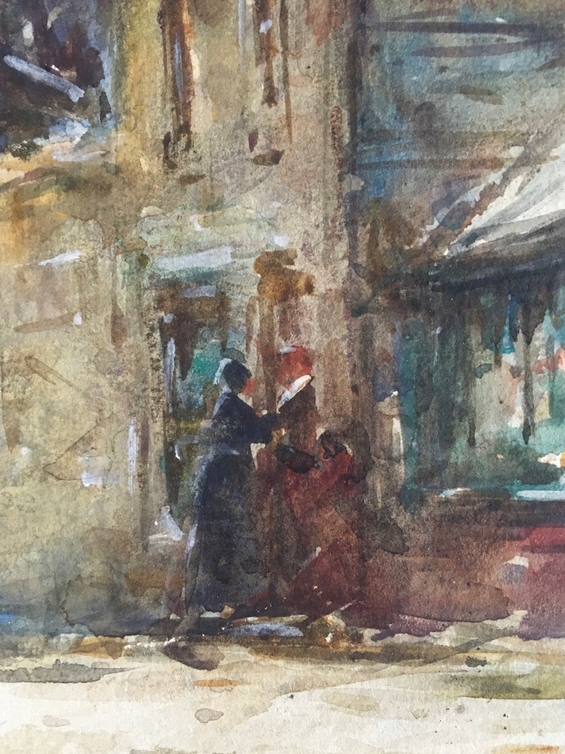 Victorian Watercolor, James Macmaster Scottish Artist, Original ...