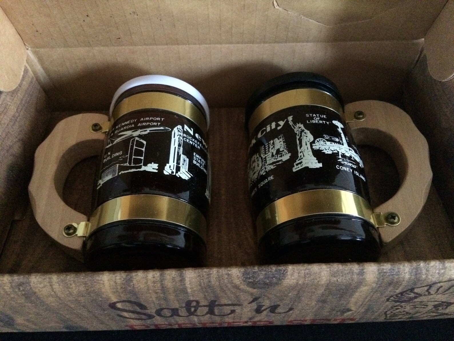 Vintage Box Set, Siesta Ware Salt and Pepper, Mint Shape, Unused in Box ...