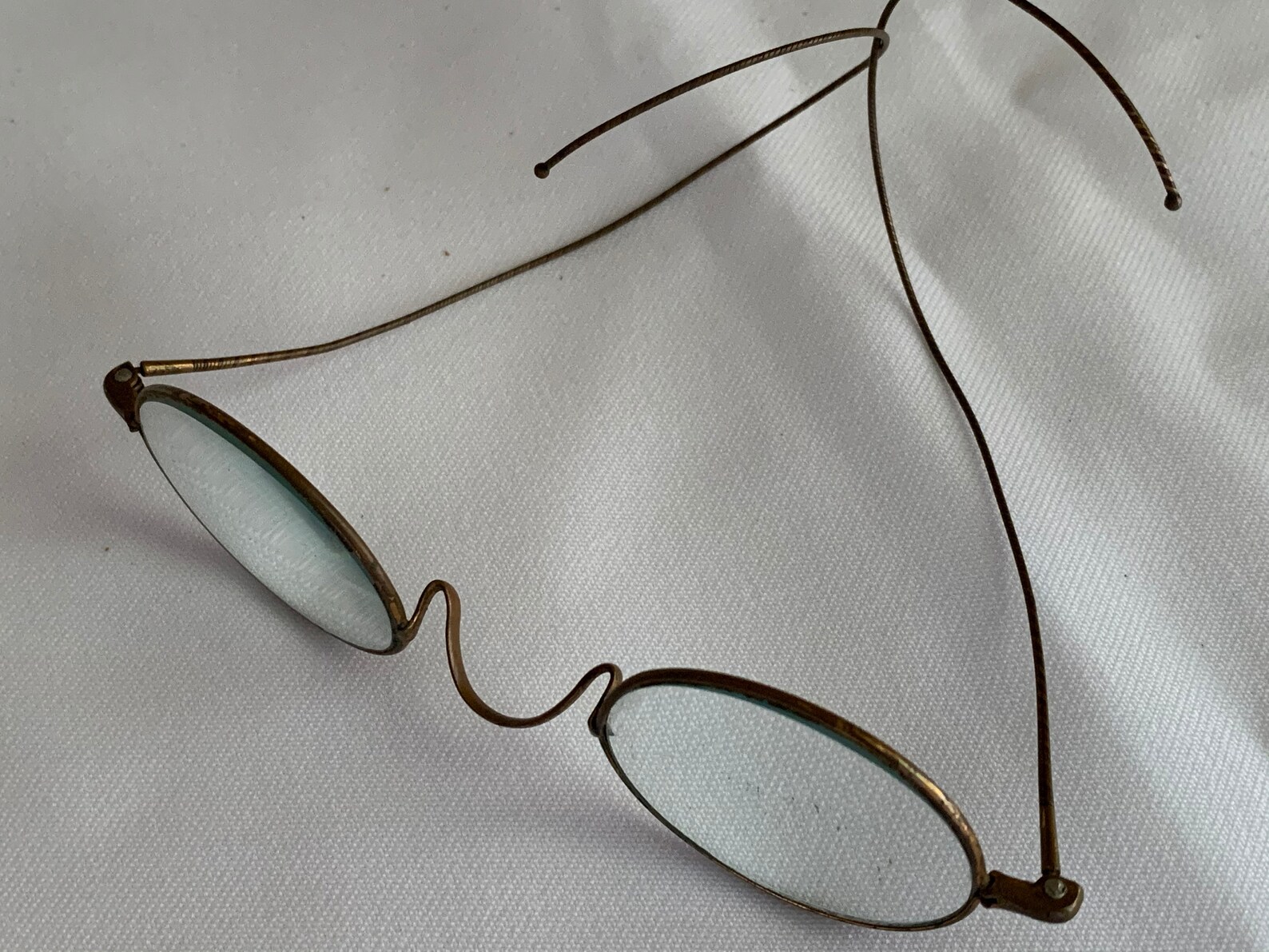 Vintage Spectacles, Antique Reading Glasses, Wire Rimmed Spectacles - Etsy