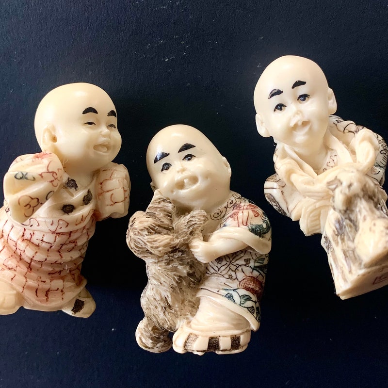 Japanese Netsuke - Etsy