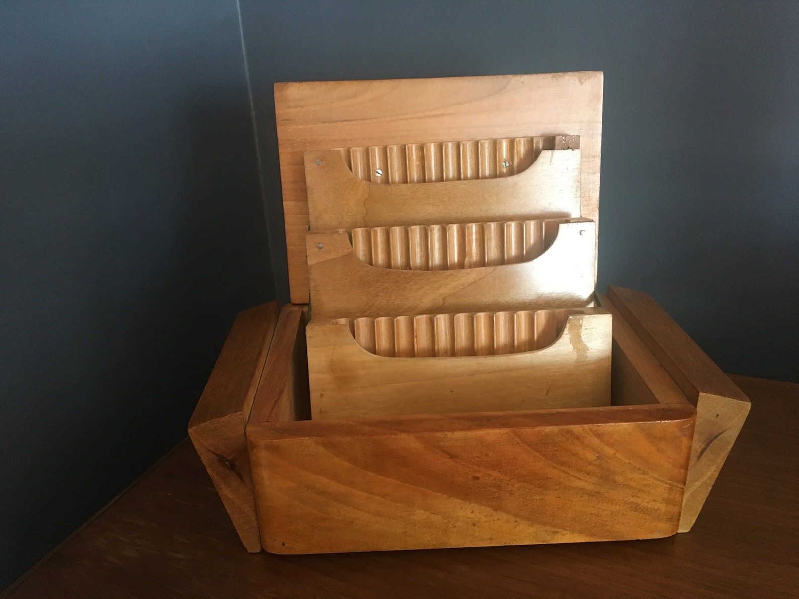 Rare Art Deco Desktop Cigarette Box 1930s WW2 Era Unique | Etsy