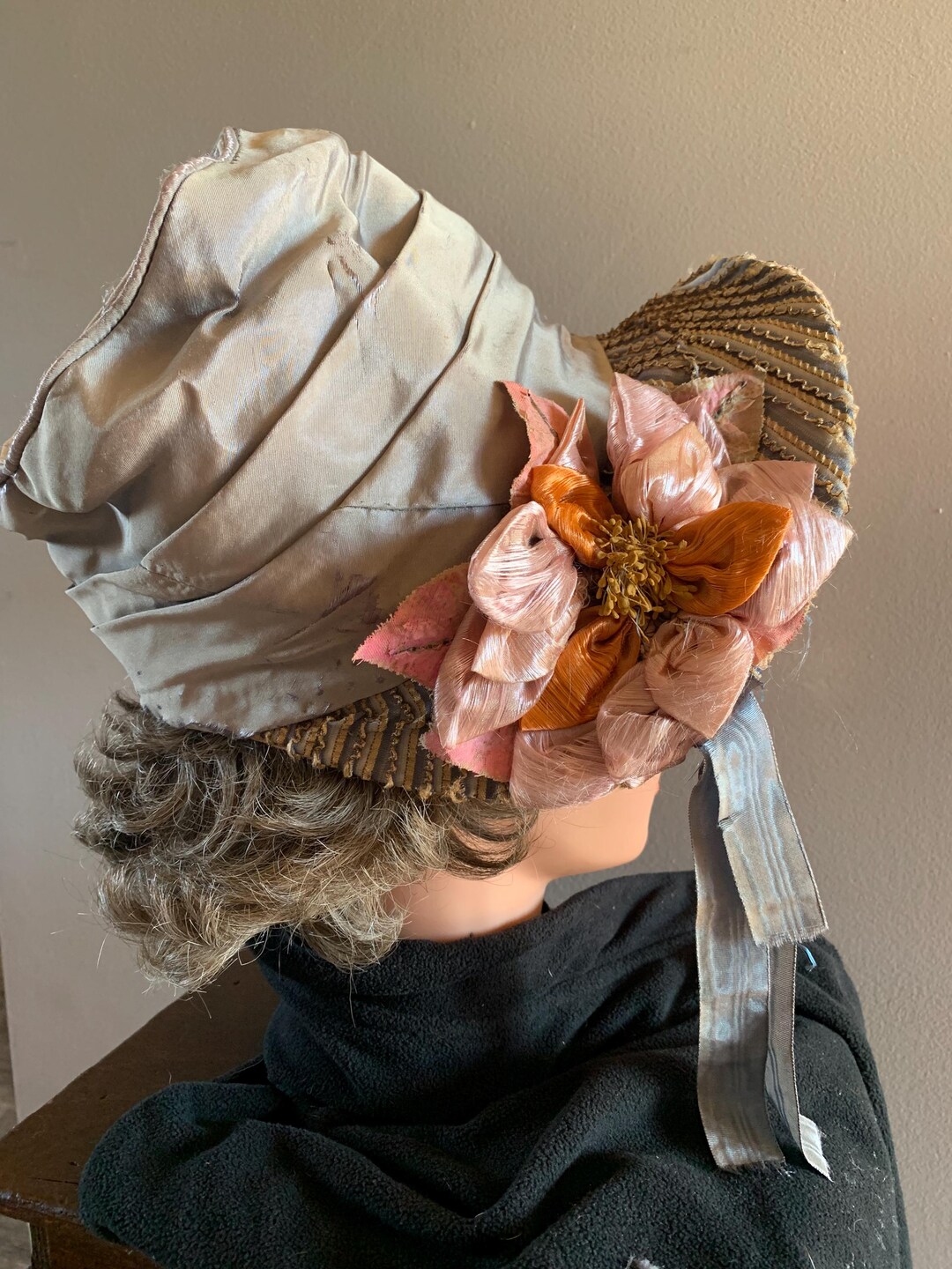 1830s Antique Bonnet, Antique Woman’s Hat, Collectible Fashion, Rare ...