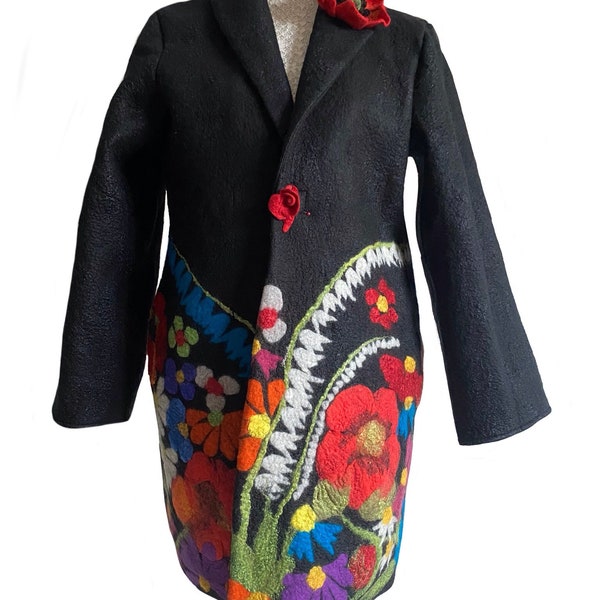 Felted Coat - Etsy