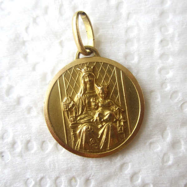Antique Religious Medal of Sacred Heart of Jesus - Etsy