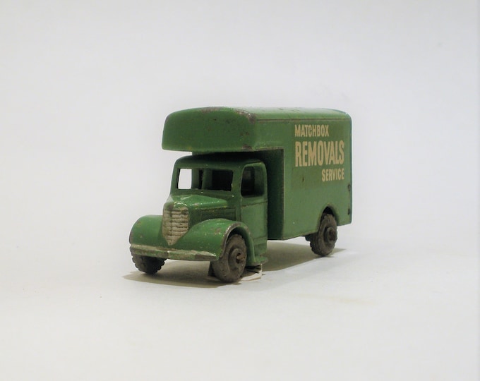Vintage Matchbox Van / #17B-1 Bedford Removals Van / Made in England ...