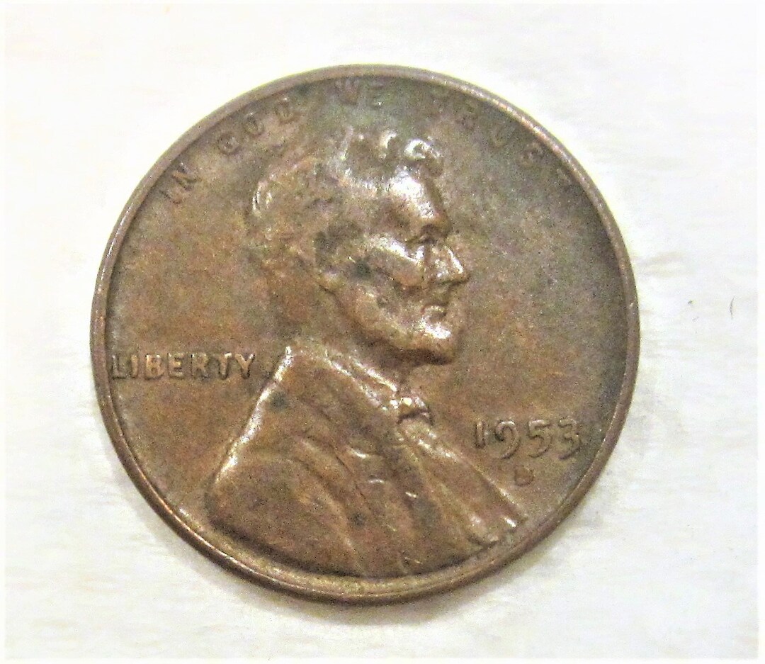 Error Coin / 1953-D Lincoln Cent S Over D / - Etsy