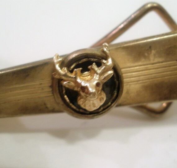 1930's Signed Swank Tie Bar / Gold Filled Tie Pin / 3… - Gem