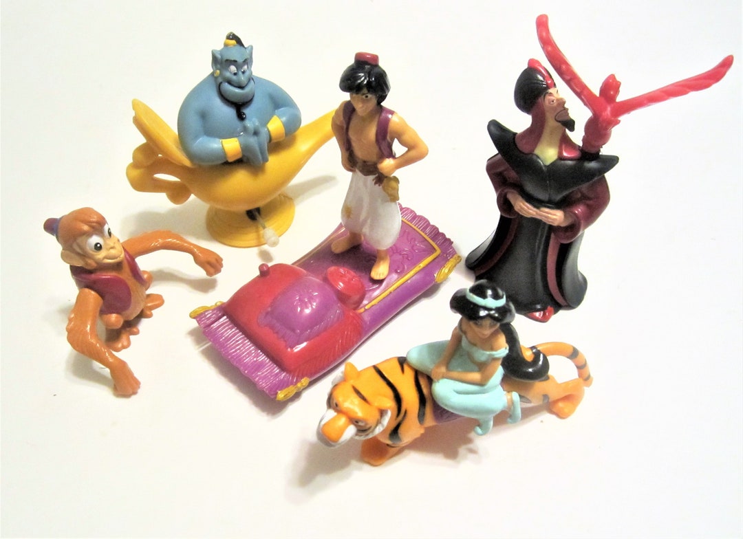 Burger King 1992 Disney Aladdin Set / Complete 5 Piece Set / Plus Extra ...