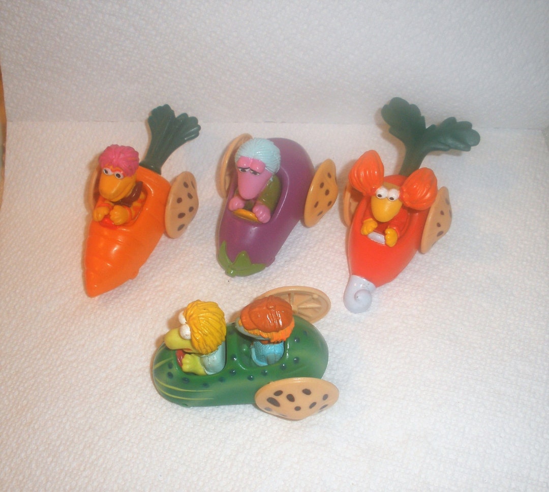 Mcdonald's 1988 Fraggle Rock Set / 4 Piece Set / Many Extras / Jim ...