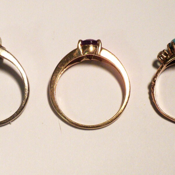 10k Gold Ring - Etsy