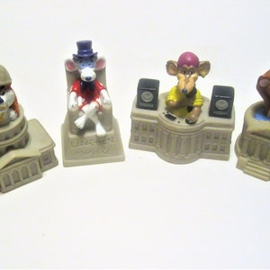 Burger King Kid's Club Capitol Critters / 1992 Complete 4 Piece Set ...