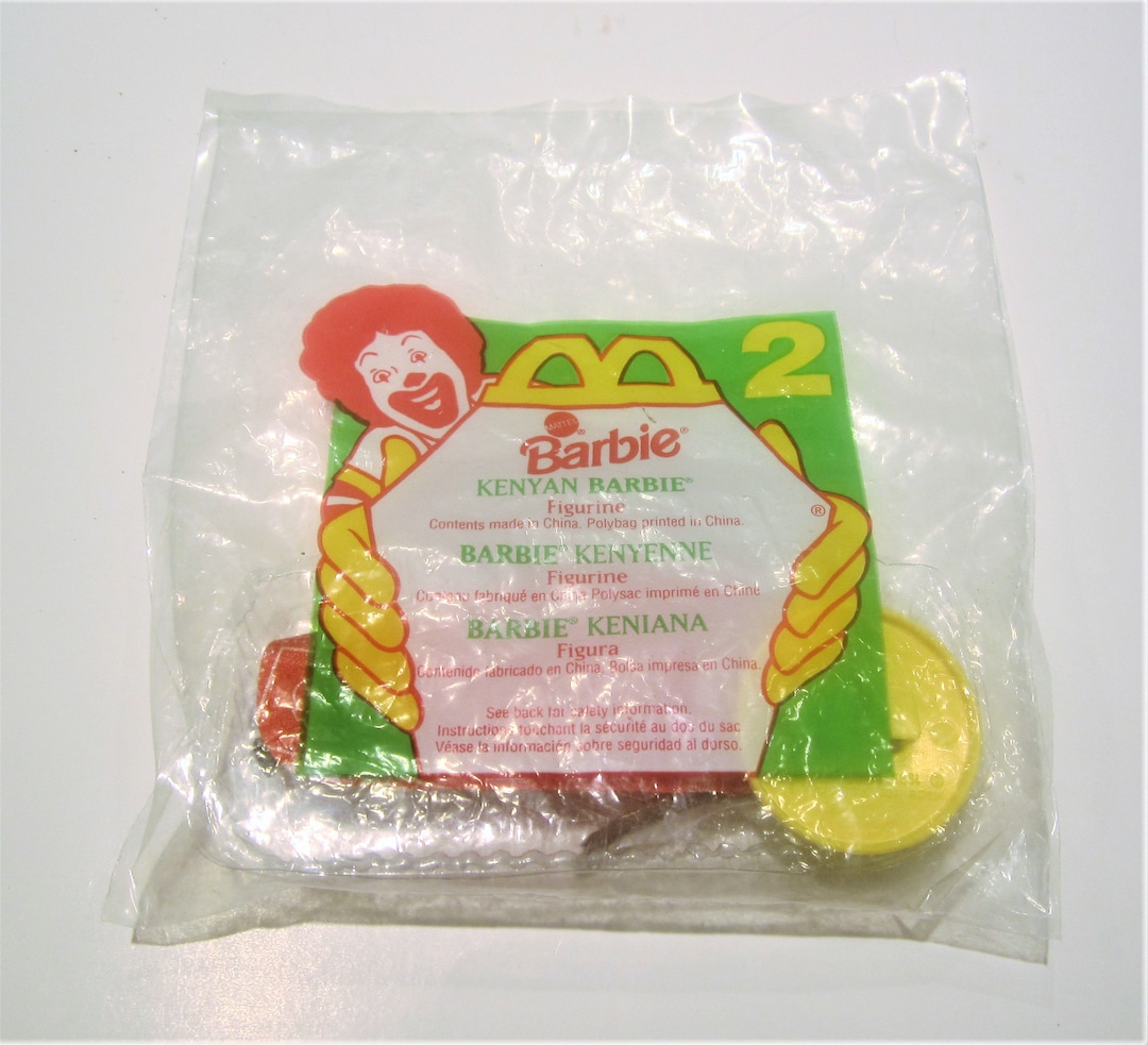 Mcdonald's 1995 Barbie / Kenyan Barbie / Number 2 Barbie / New Sealed ...