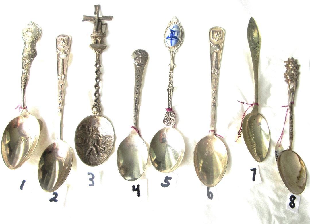 Vintage Souvenir Spoons / Sterling Silver / All Different / Buy 1 or ...