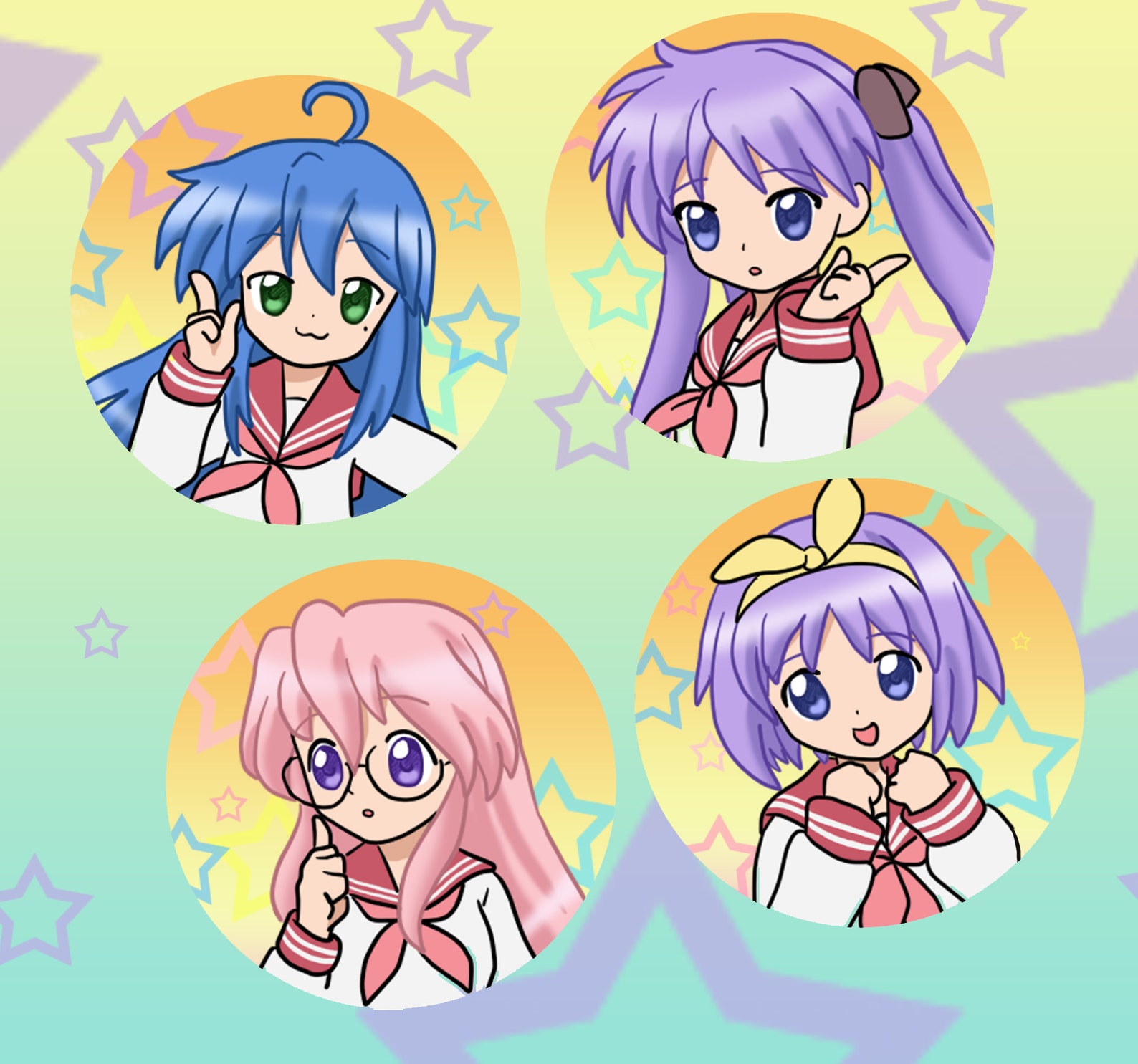 Lucky Star Buttons - Etsy