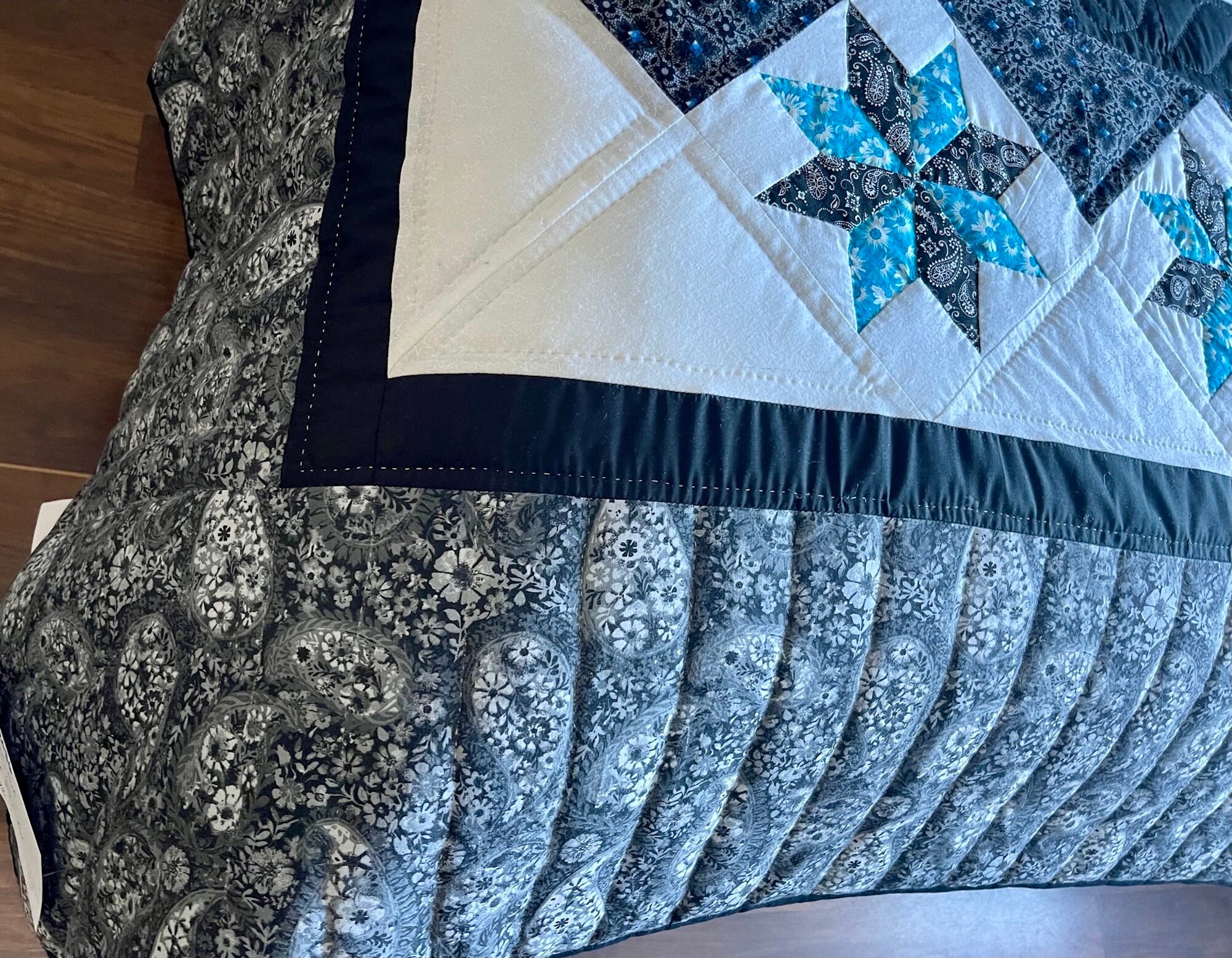 Amish Quilt for Sale Stars Over the Georgetown Path New Amish King ...