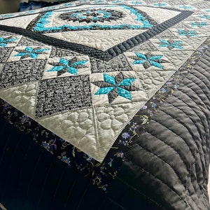 Amish Star Quilt: Stars Over Georgetown Path, King/queen Size - Etsy