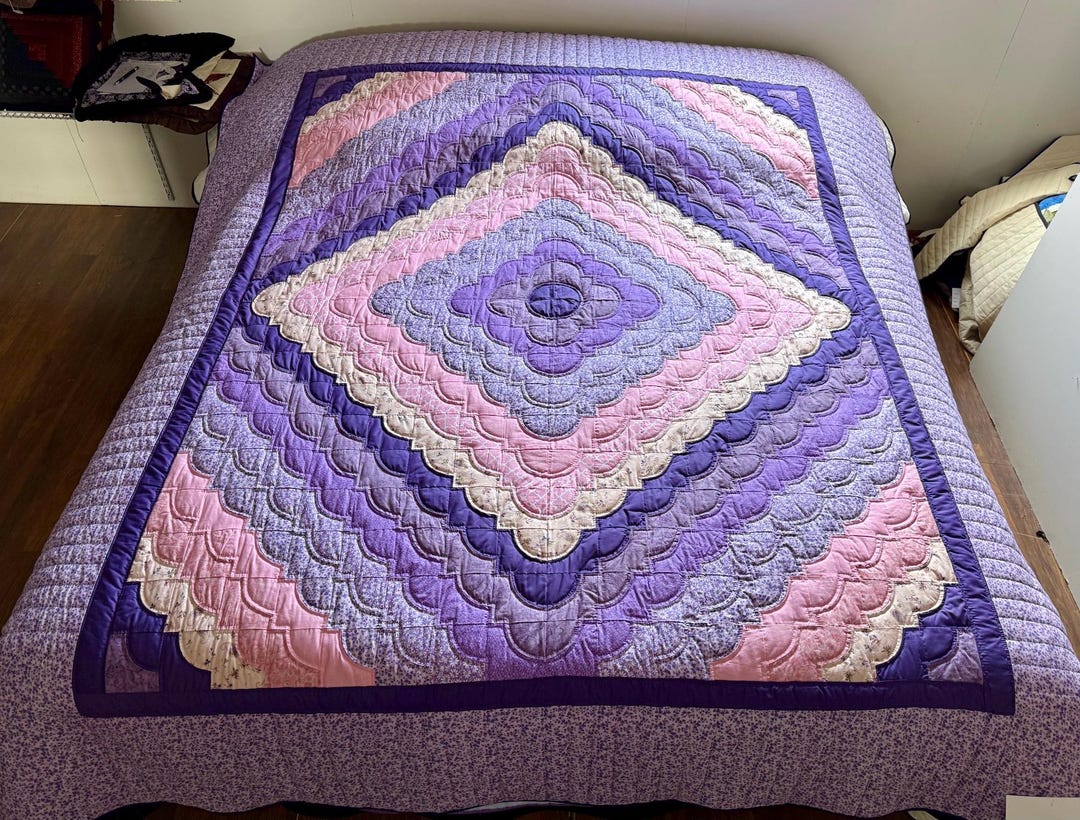 Amish Quilt for Sale Ocean Waves Queen Quilt - Etsy