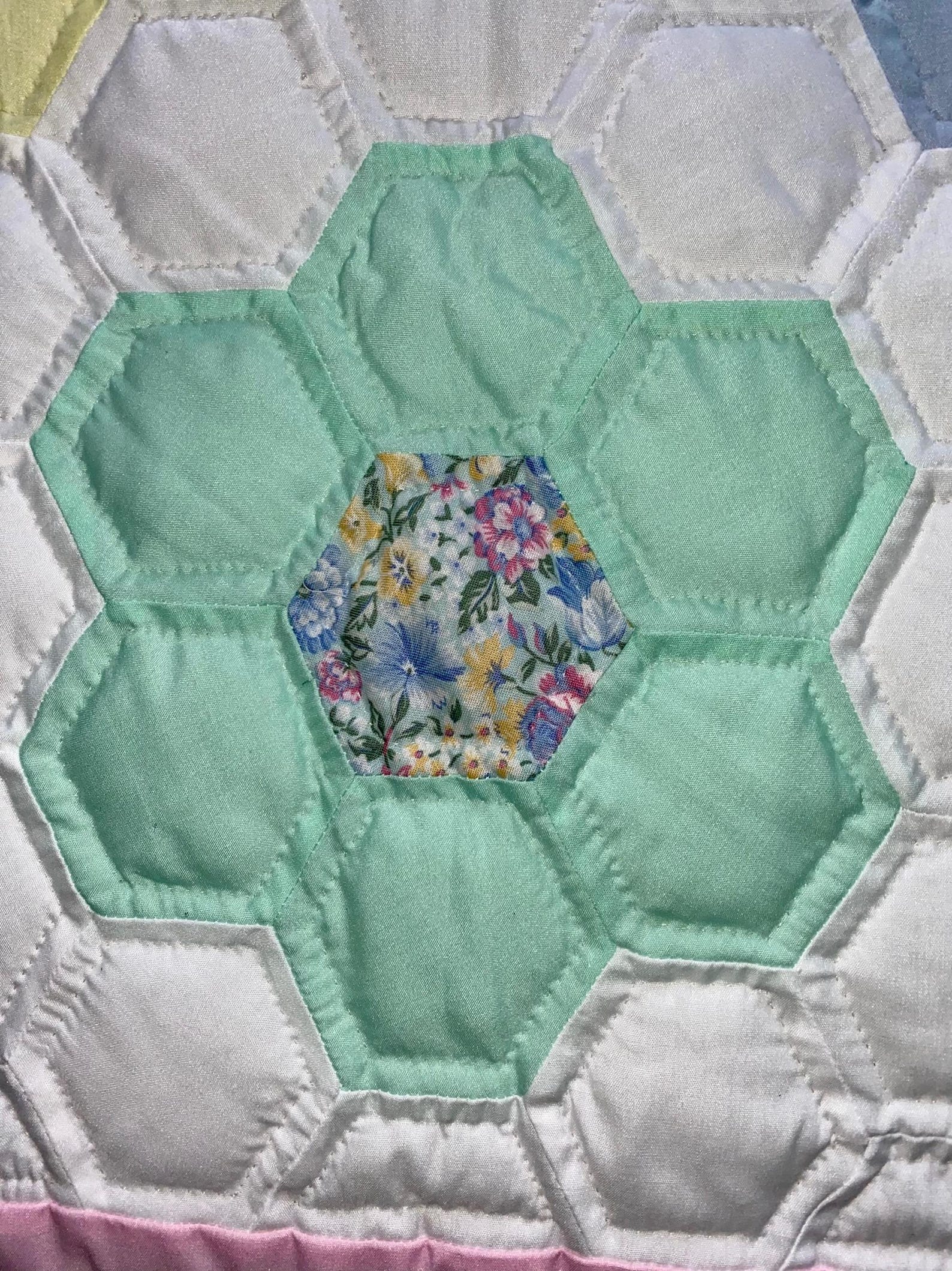 Amish Baby Quilt Flower Garden Pattern - Etsy