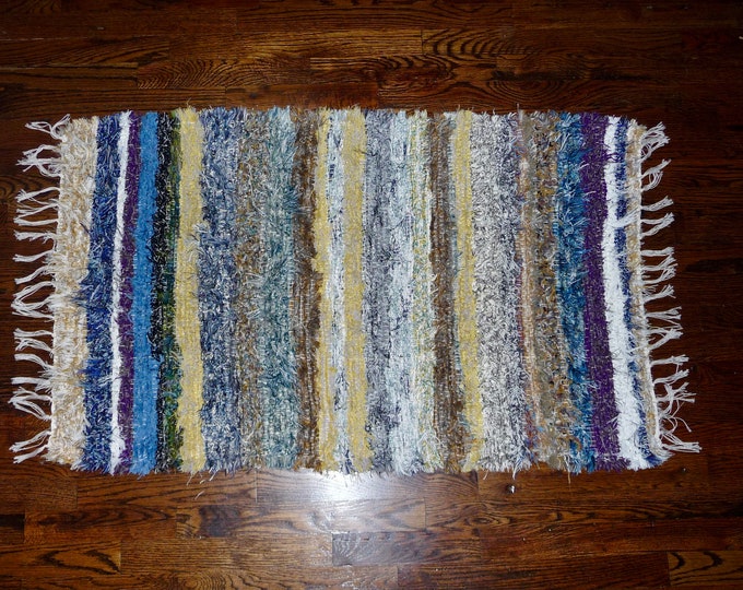 Handwoven Amish Rag Rug 47" X 29" - Etsy