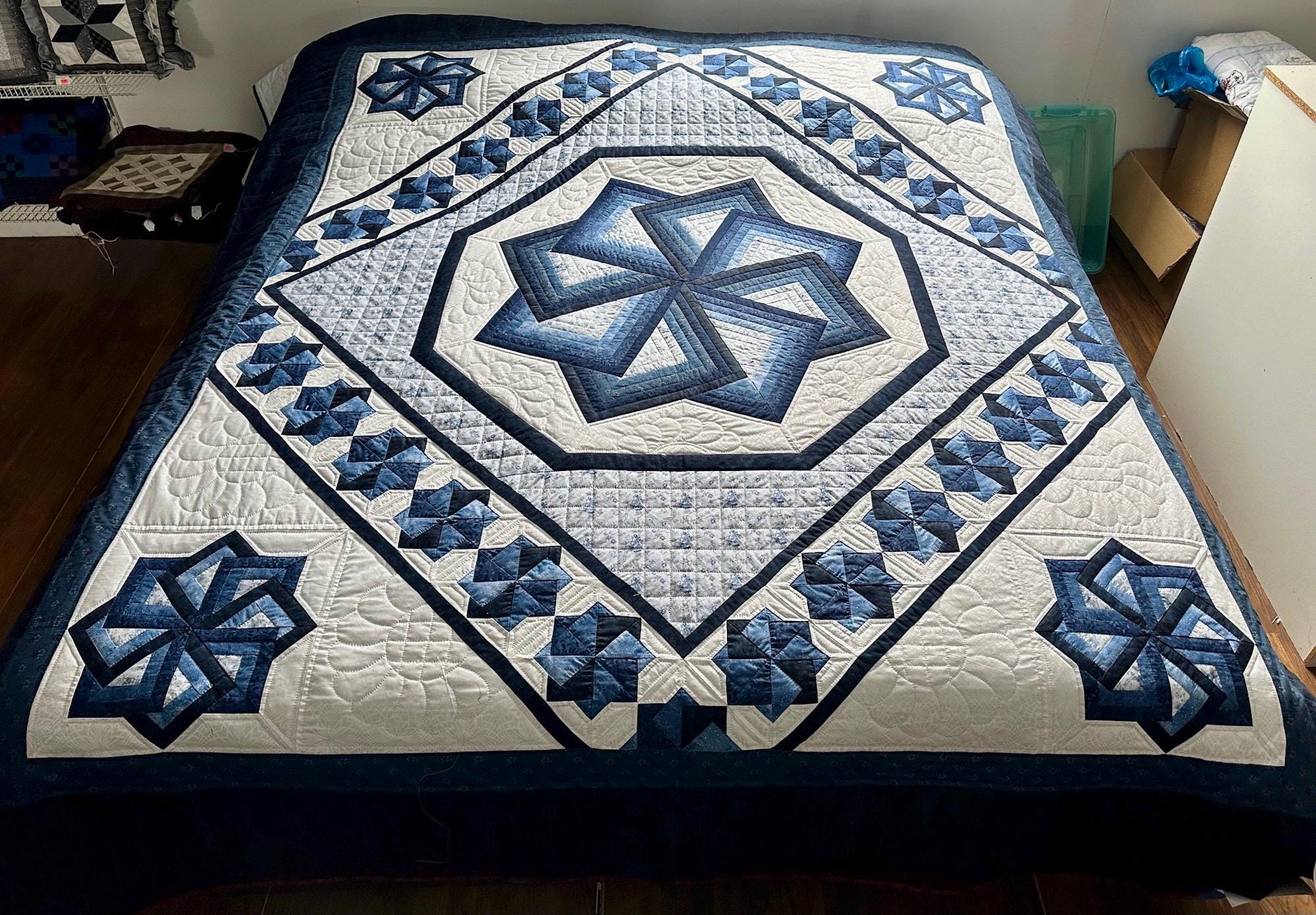 Amish Star Spin Quilt Pattern